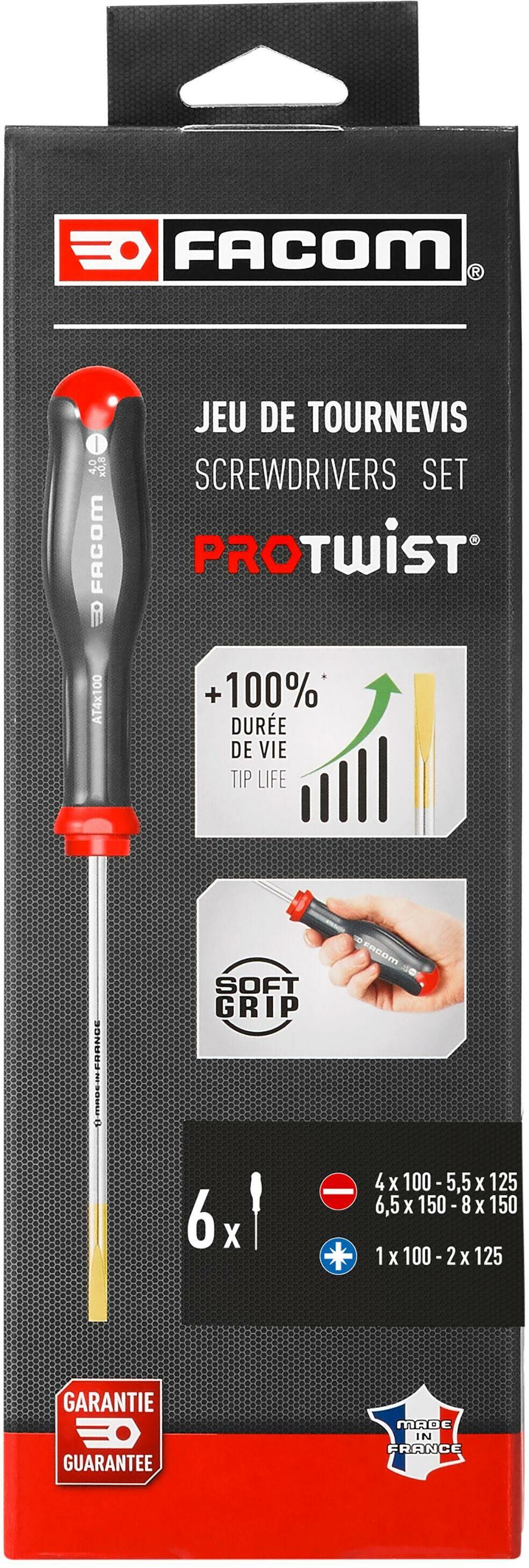 FACOM ATD.J6PB ProTwist screwdriver set 6-piece | Klium
