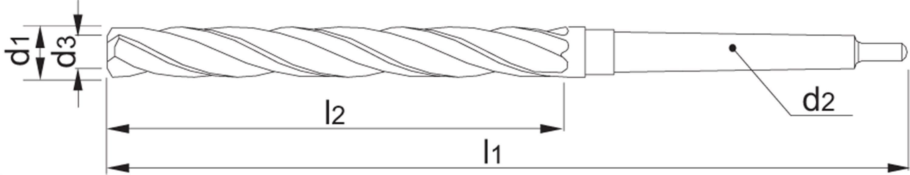 PHANTOM 133202700 HSS drill bit DIN 343 MK 27 mm | Klium