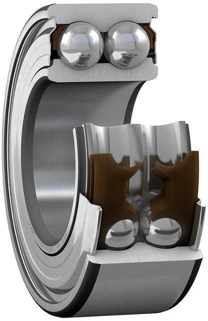 SKF 3305 A-2ZTN9/MT33 double-row angular contact ball bearing 25 x 62 x ...