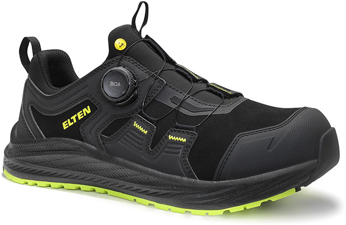 ELTEN IVAR XXNF BOA ESD S3S safety shoe low (black/lime) - 724851-40 ...