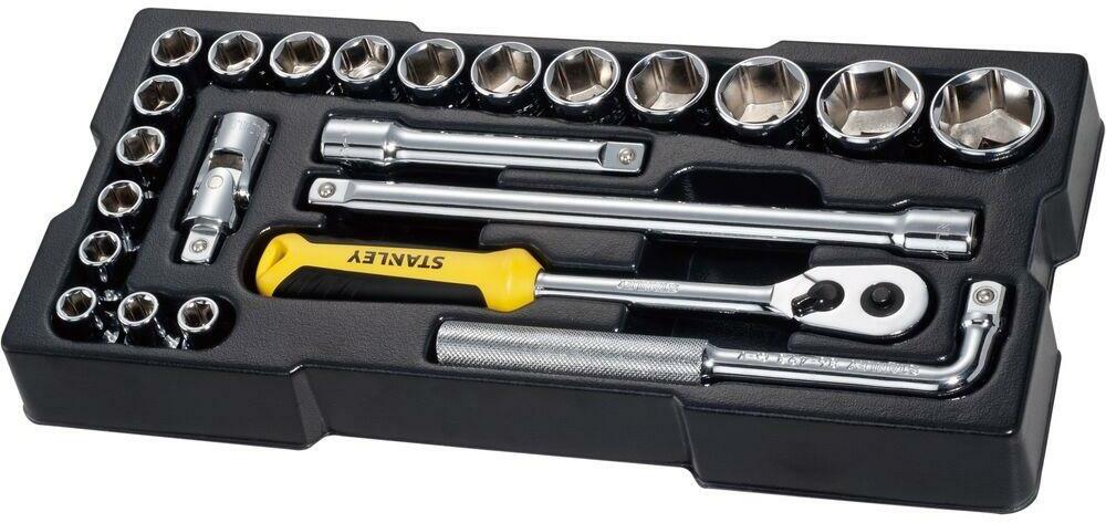 STANLEY STMT1-74173 transmodule socket set 1/2 6-sided 23-piece | Klium