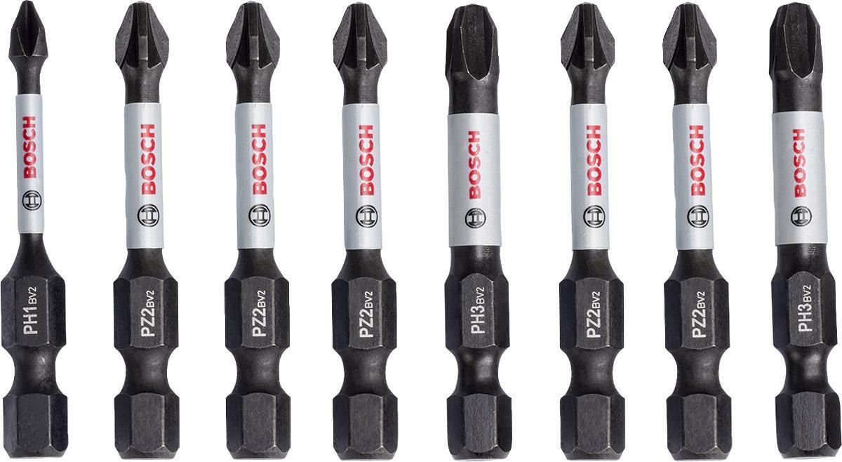 BOSCH 2608522328 screwdriver bit set Impact Control 50 mm phillips ...