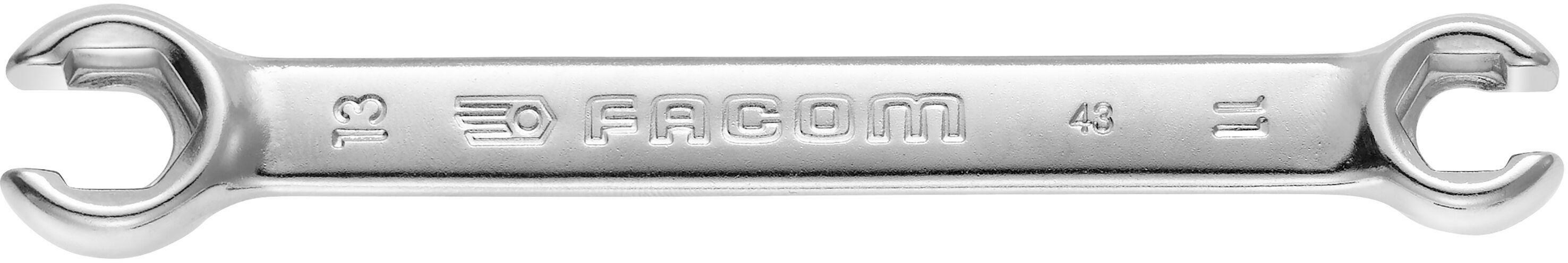 FACOM 43.10X11 open ring spanners with collar 124mm 10x11mm | Klium