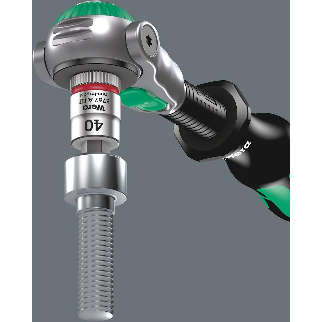 WERA 8767 A HF Zyklop bit cap with 1/4" drive, with holding function ...
