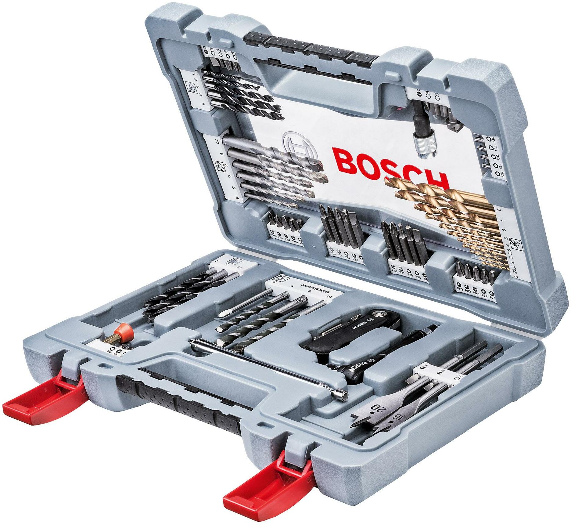 BOSCH 2608P00234 Premium X-Line drill and screw bit set 76-piece | Klium