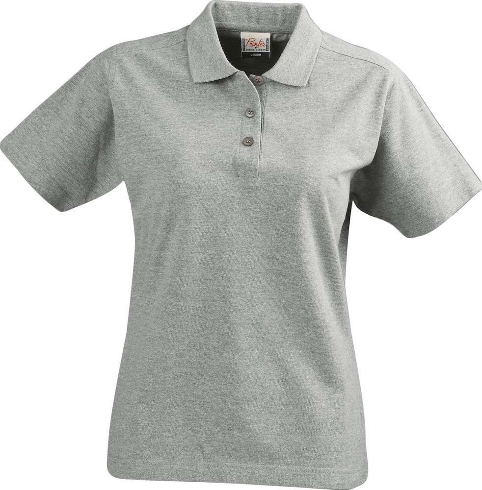PRINTER SURF LADY 2265009 polo shirt piqué light grey - 2265009-120-3 ...