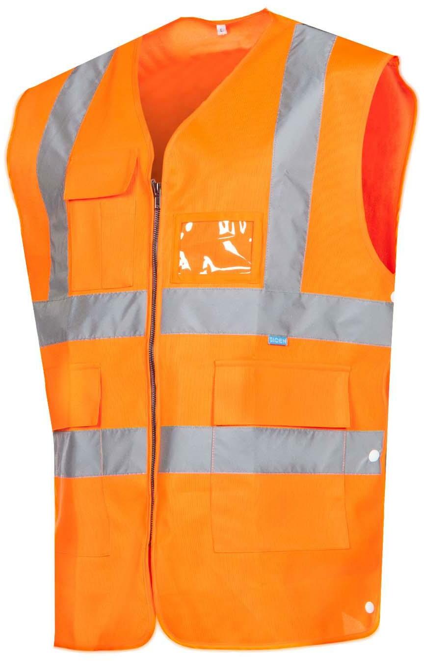 SIOEN 545A ANTA signalling waistcoat fluorescent orange - 545AA2M09FC1M ...