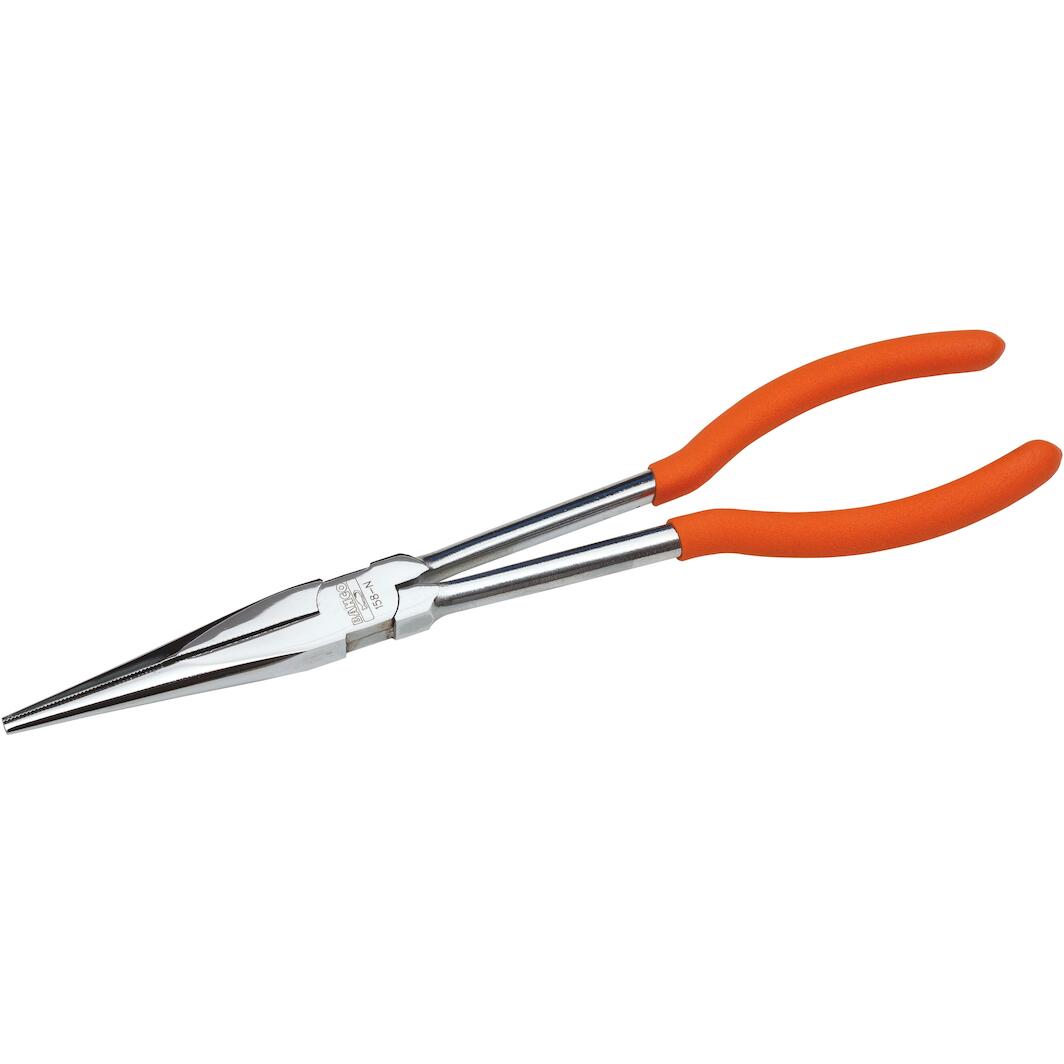 BAHCO 158-N extra long pointed pliers PVC-coated handles polished 280 ...