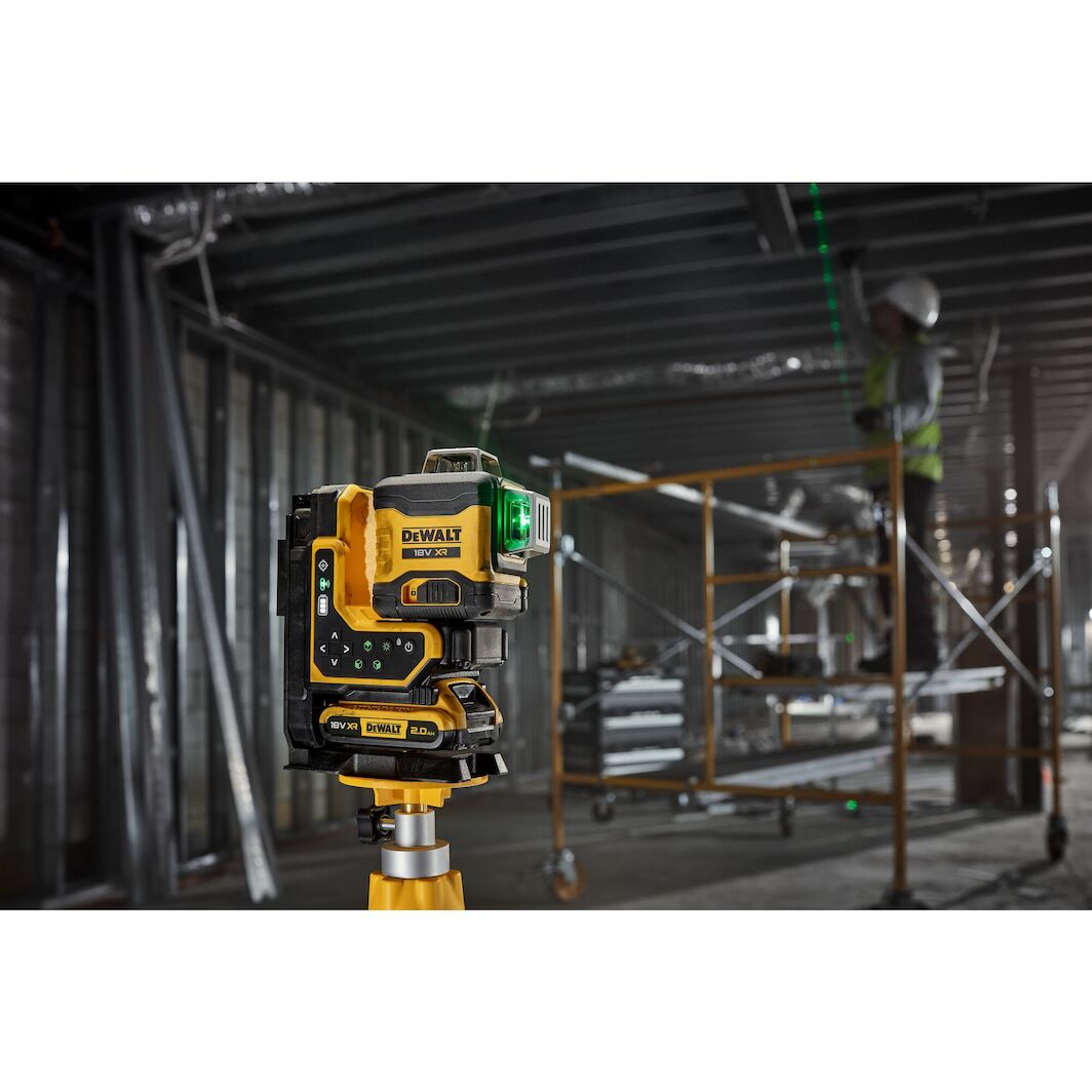 DEWALT DCLE34035D1-QW 18V XR 3X360° laser de ligne vert sans fil avec télécommande en TSTAK (1x ...