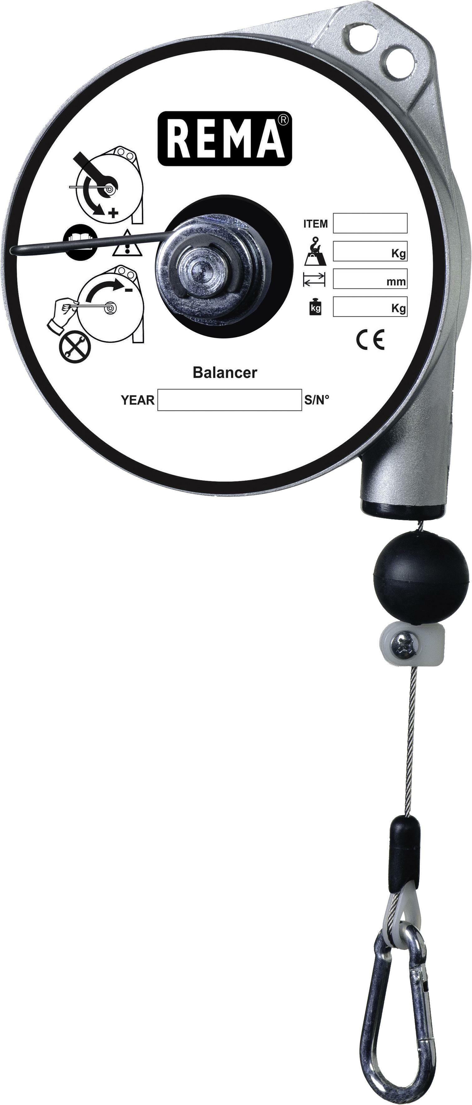 REMA 9320 medium spring balancer 1-2.5kg with cable length 2m - 0629320 ...