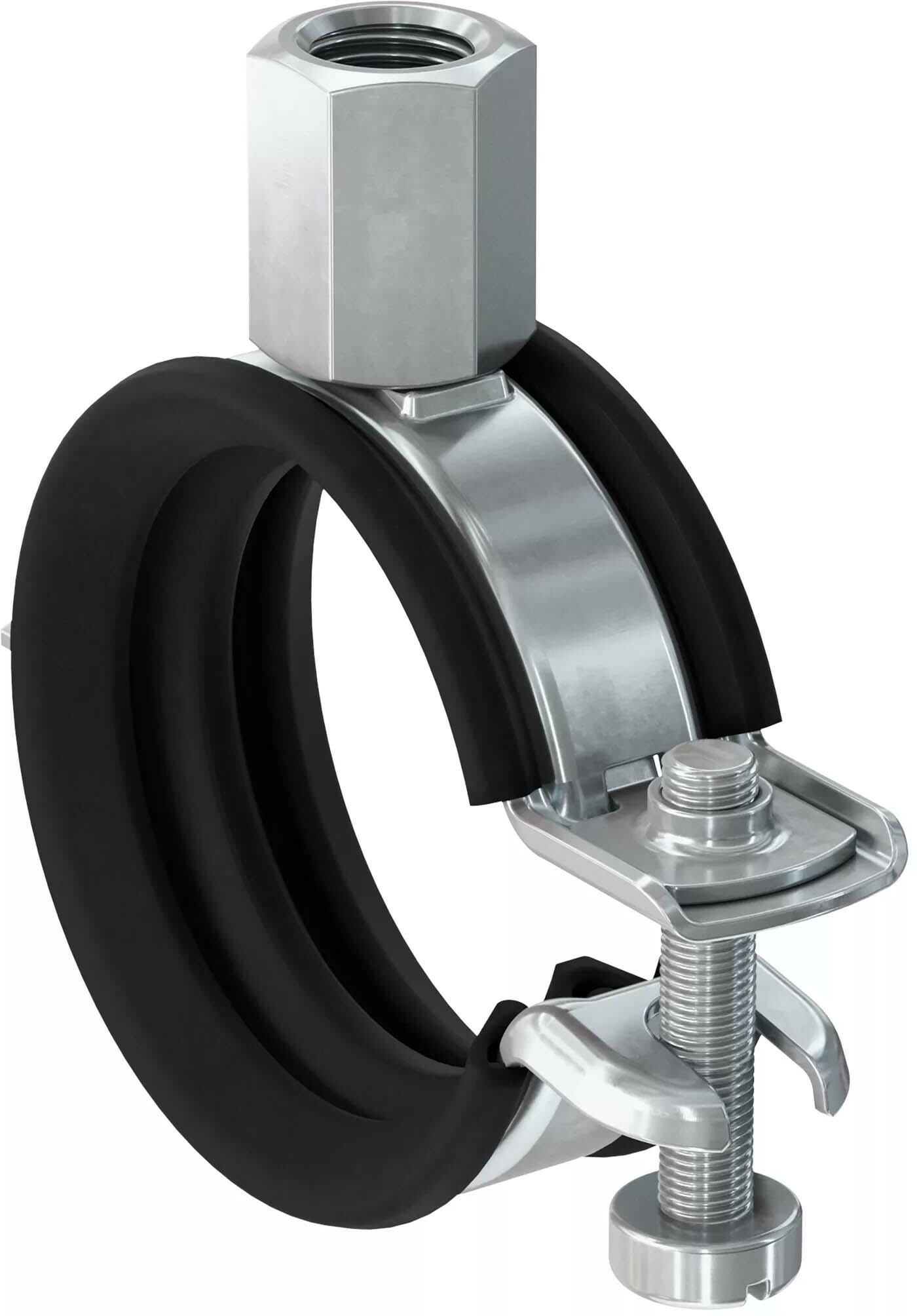 FISCHER 562356 hinged quick-release pipe clamp FGRS Universal M8/M10 53 ...