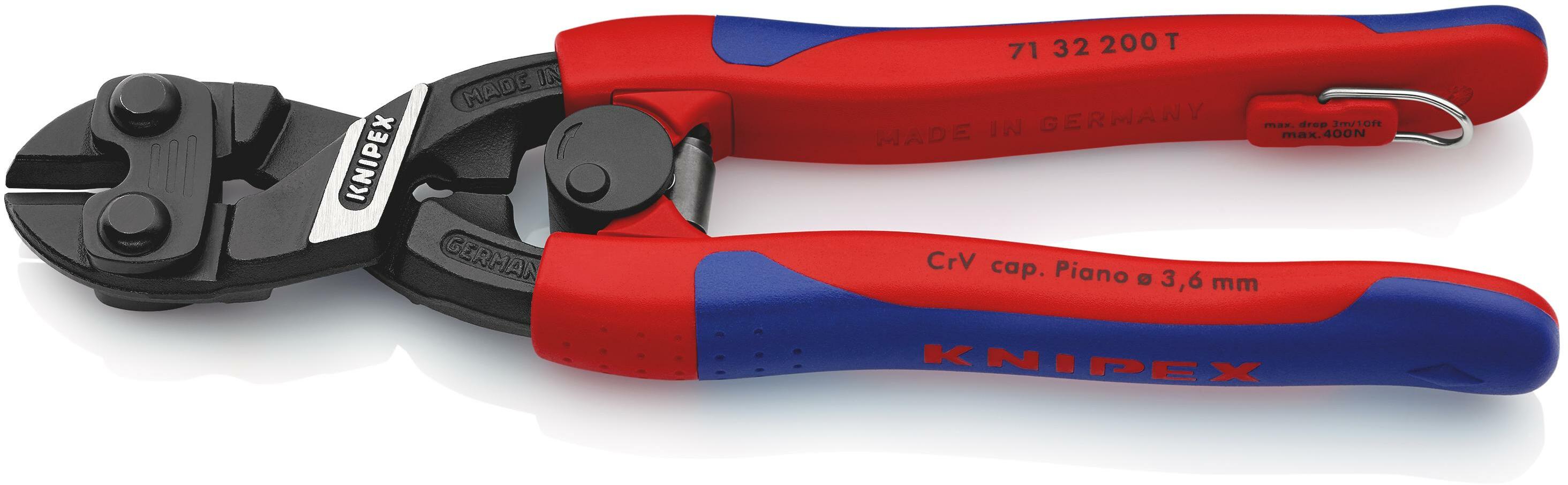 KNIPEX 71 32 200 T CoBolt compact bolt cutters with slim multi ...