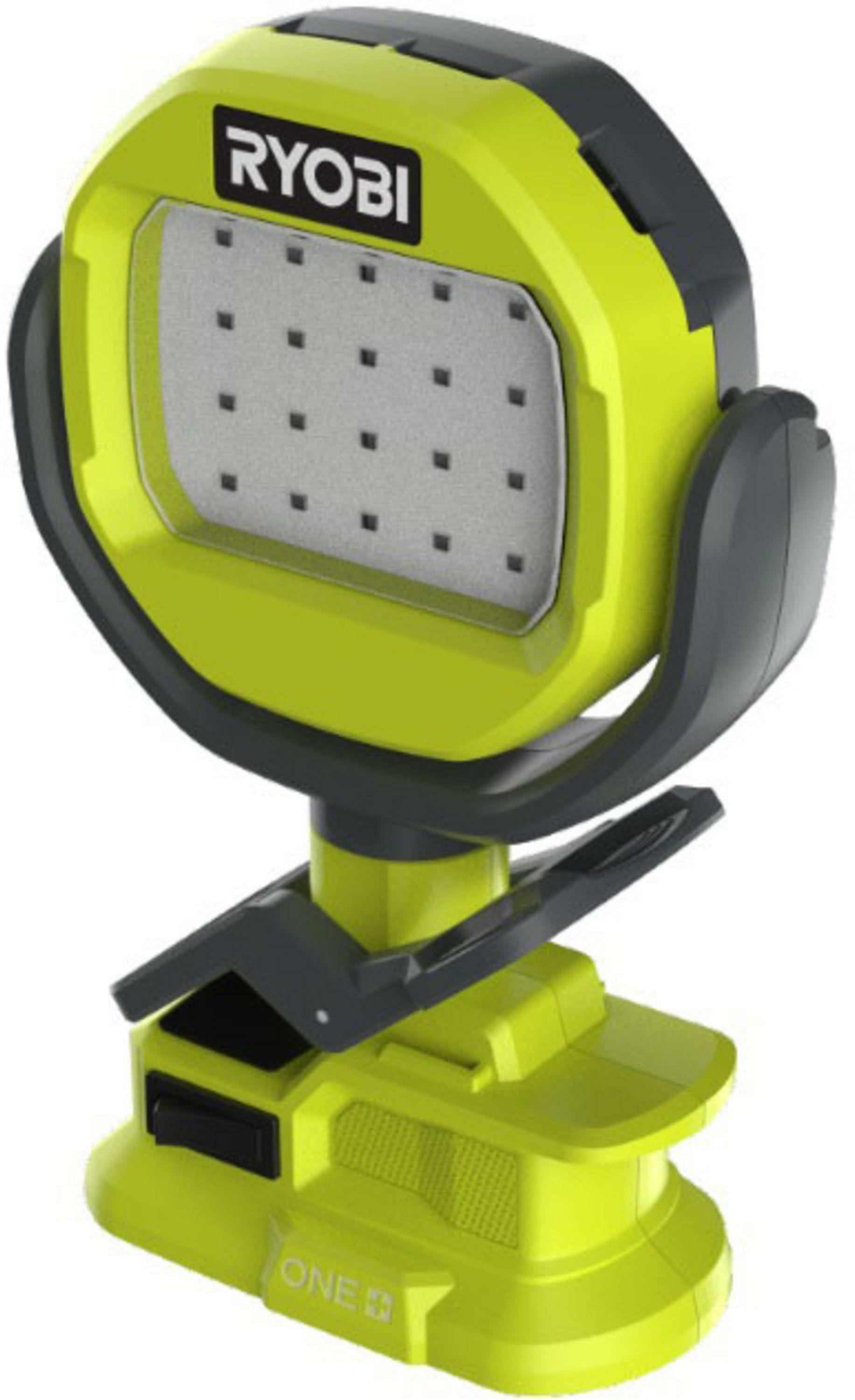 RYOBI RLCL18-0 18V ONE+ battery clip lamp 900 lumens (without battery ...