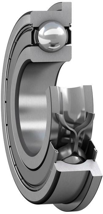 SKF W 628/6 R-2Z single-row groove ball bearing cylindrical 6x13x5 mm