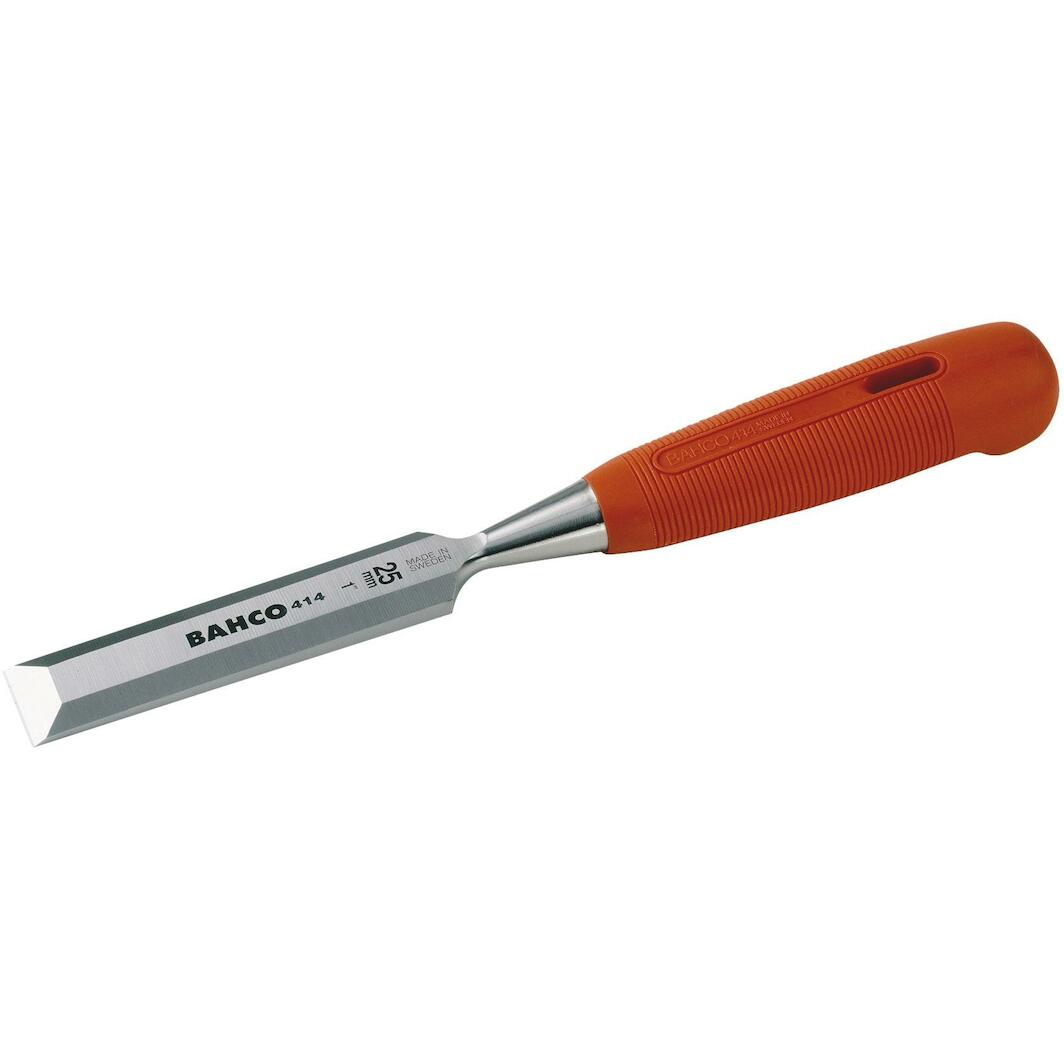 BAHCO 414-18 wood chisel with orange polypropylene handle 18 mm | Klium