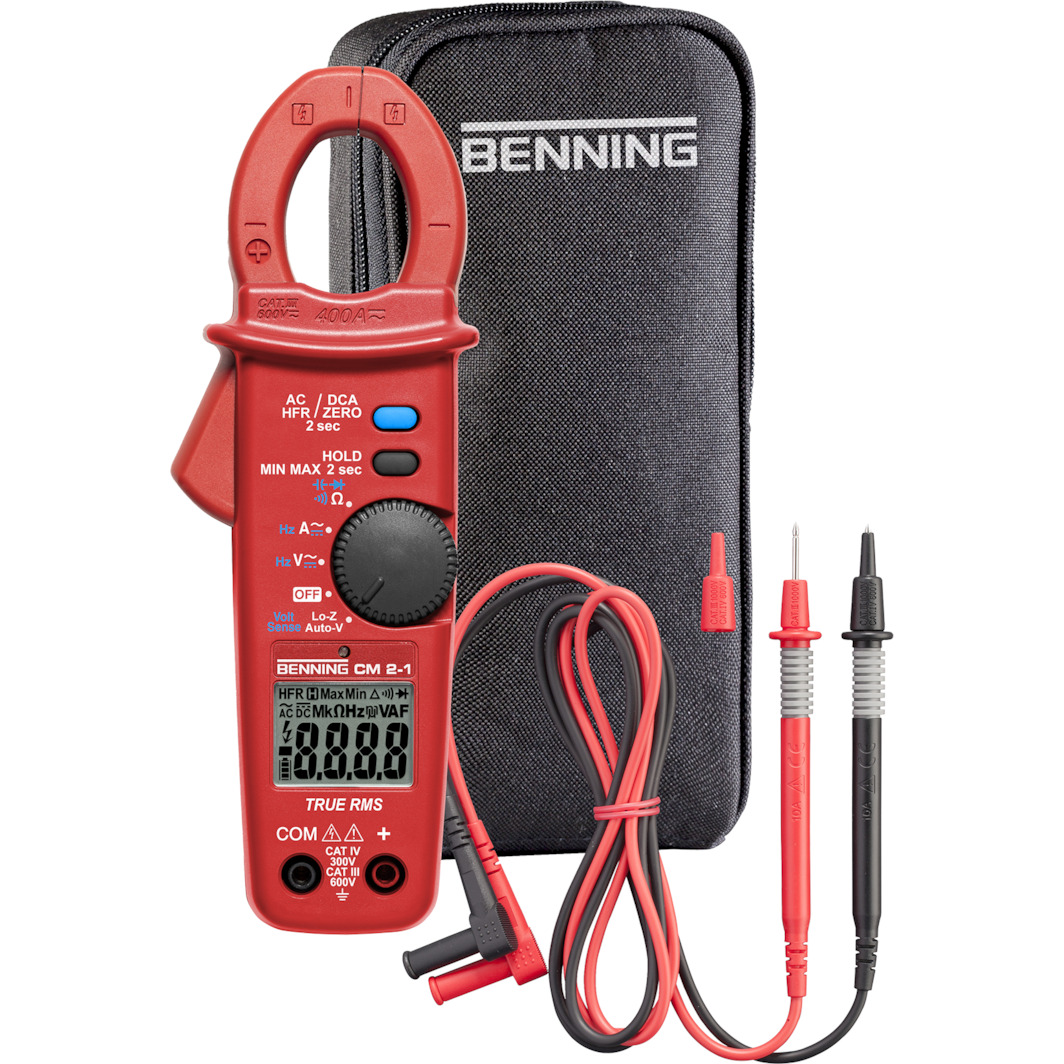 BENNING CM 2-1 digital current clamp 600 V / 400 A - 3093600791 | Klium