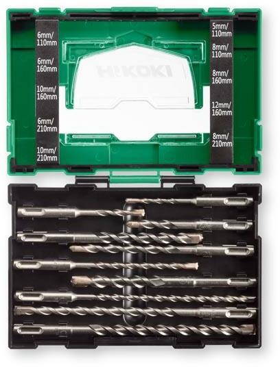 HIKOKI 40030030 SDS-Plus drill set in BOX III 10-piece | Klium