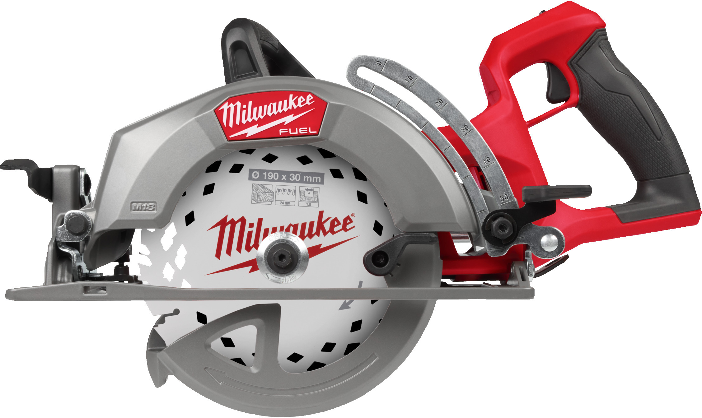 MILWAUKEE M18 FCSRH662-0 FUEL circular saw for wood 190mm Gen 2 ...