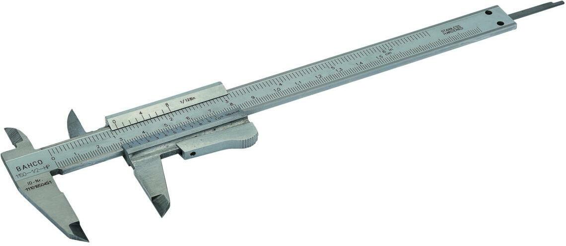 BAHCO 1150-1/2H/P caliper stainless steel mechanical, metric and inch ...
