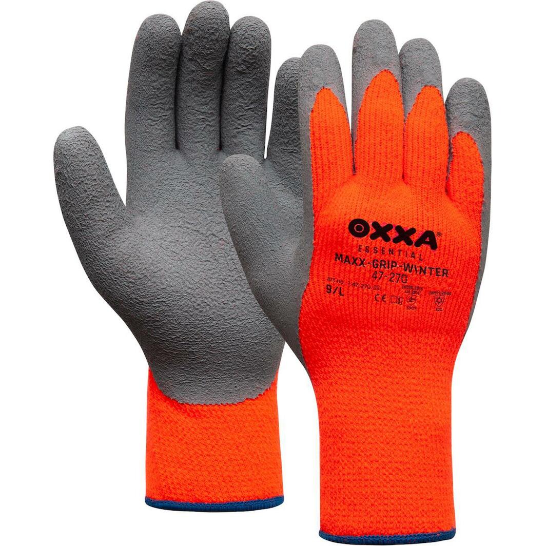 OXXA Maxx-Grip Winter 47-270 gant d'hiver, enduit de mousse de latex ...