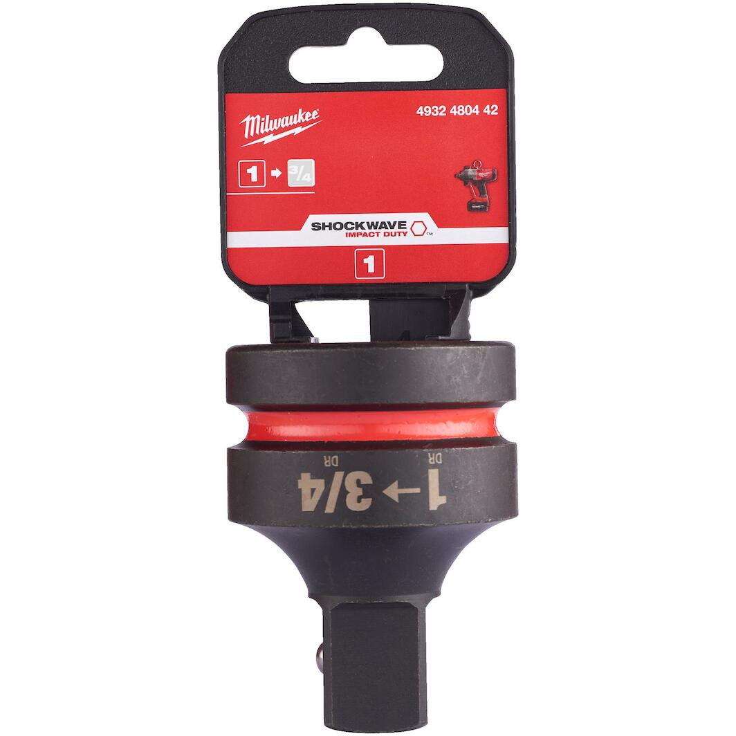 MILWAUKEE 4932480442 SHOCKWAVE IMPACT DUTY adapter 1" to 3/4" | Klium