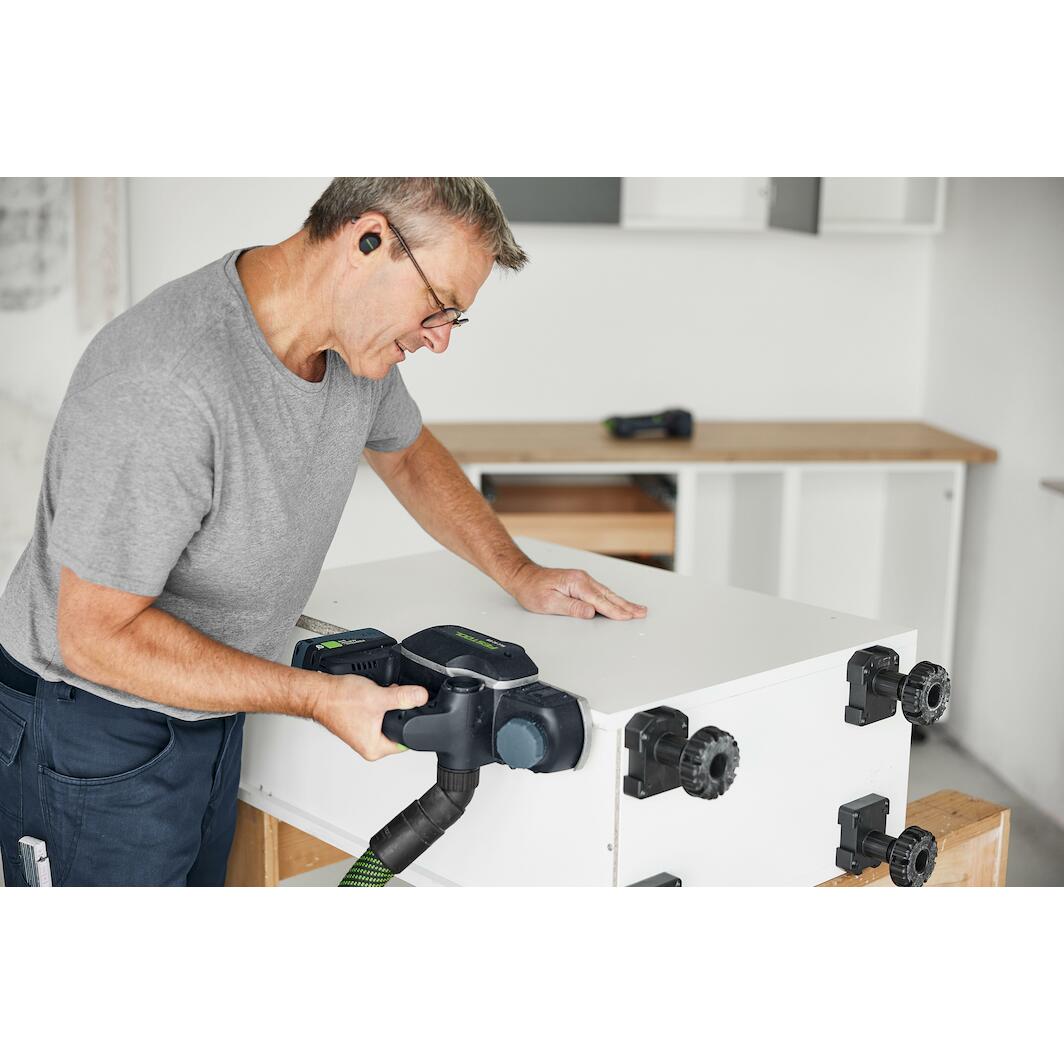 FESTOOL HLC 82 EB-Basic-Set 18V cordless planer in Systainer SYS3 M 237 ...