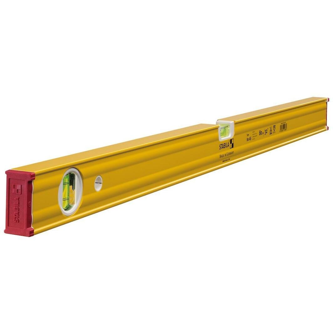 STABILA 80 AS spirit level with reinforced profile and heavy end caps ...