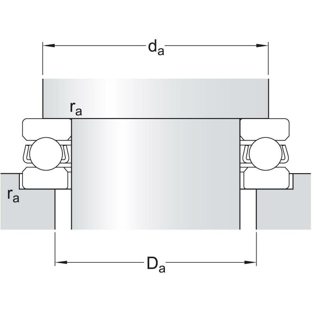 SKF 51308 ball roller bearing single acting 40x78 mm | Klium