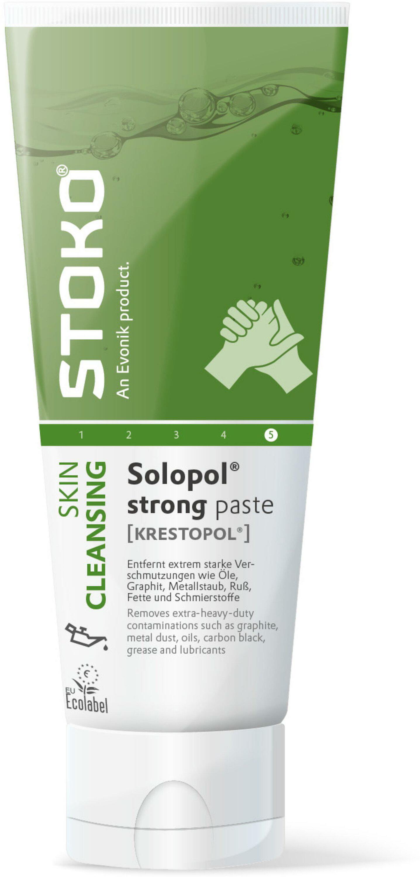 DEB STOKO Solopol Strong hand cleaner for heavy soiling (250ml tube ...