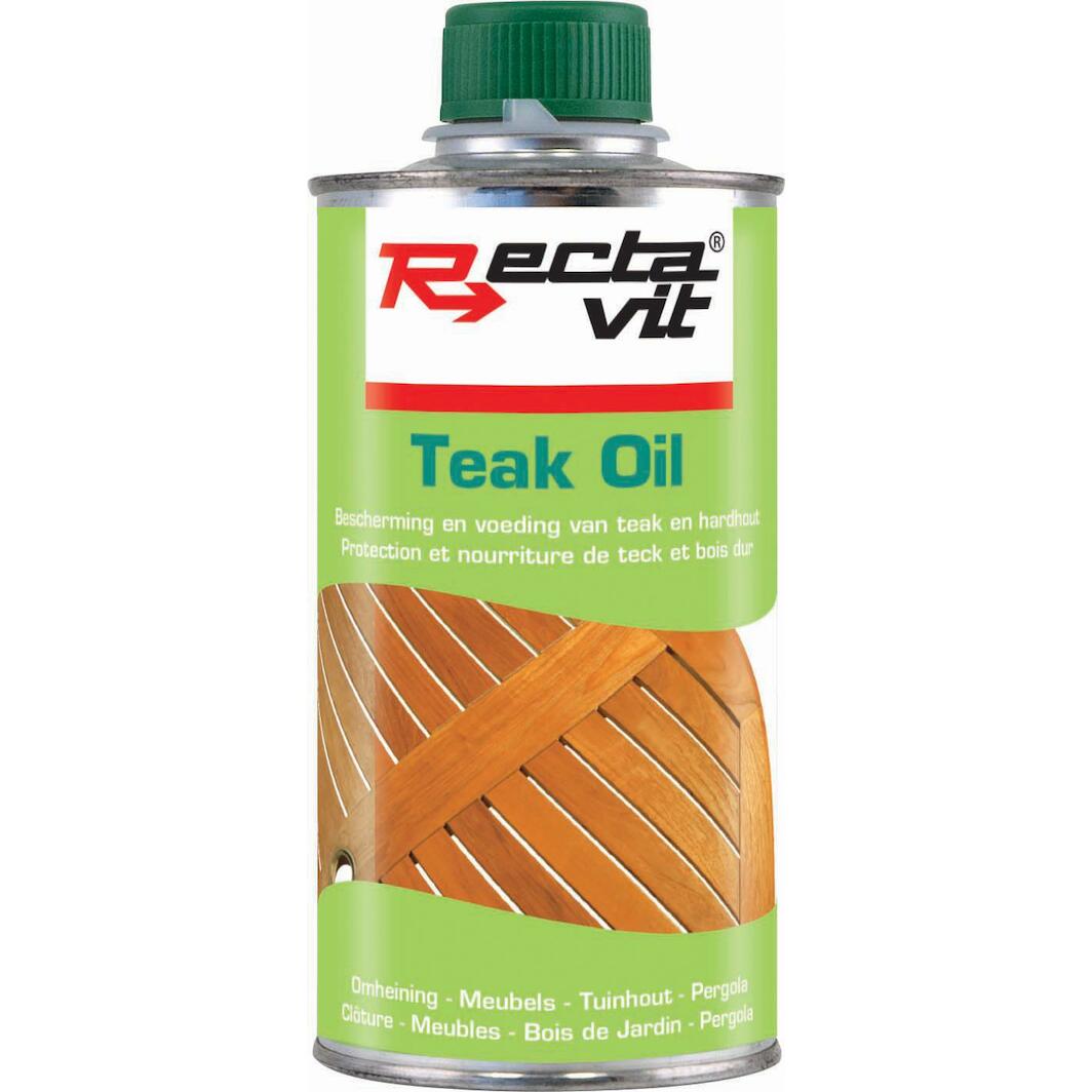 RECTAVIT Teak Oil wood protection teak-coloured 500 ml - 114838 | Klium