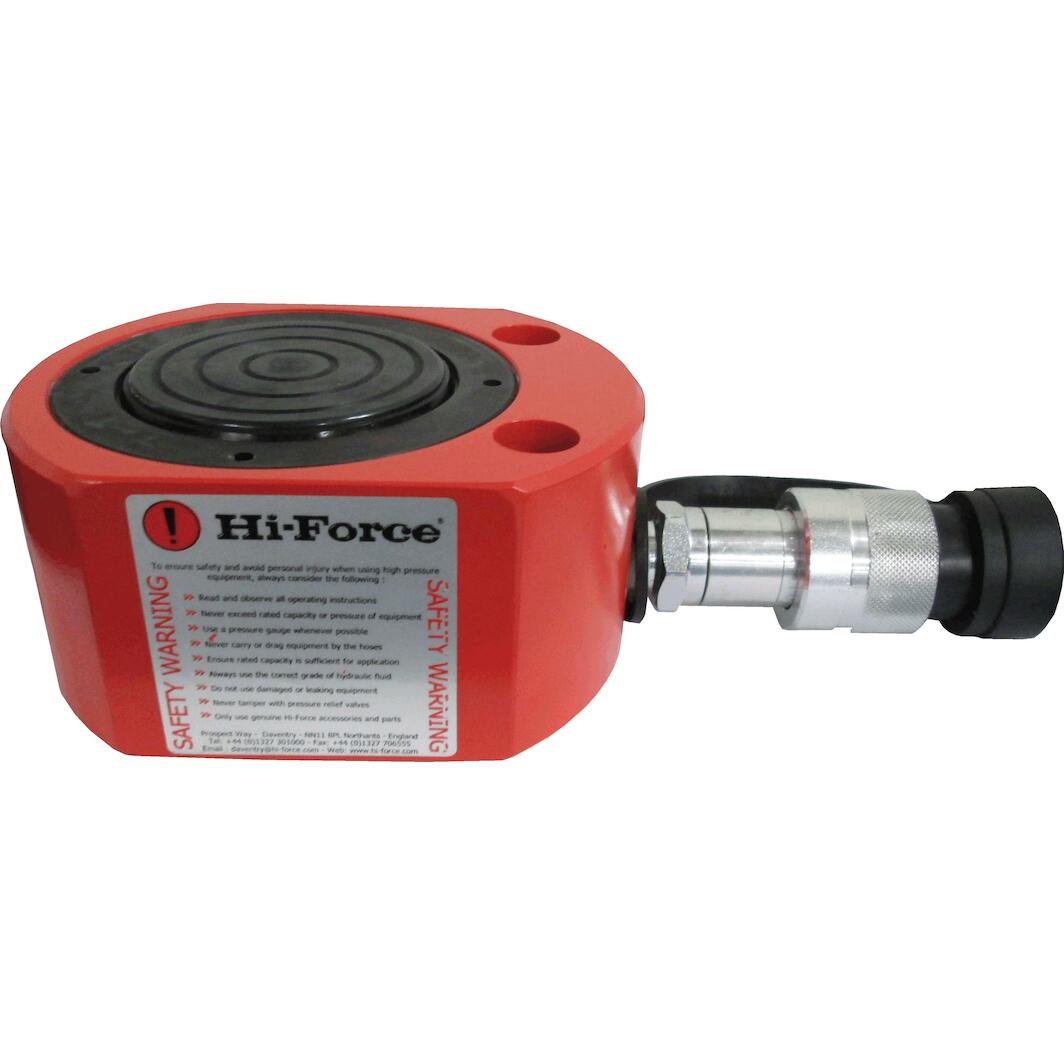 HI-FORCE HPS500 hydraulic single-acting flat cylinder, 50 tonnes ...