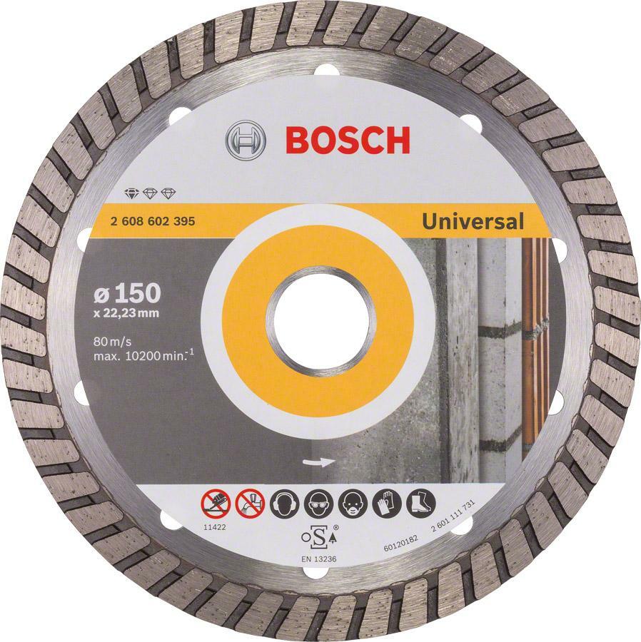 BOSCH 2608602395 diamond cutting disc Standard for Universal Turbo 150 ...