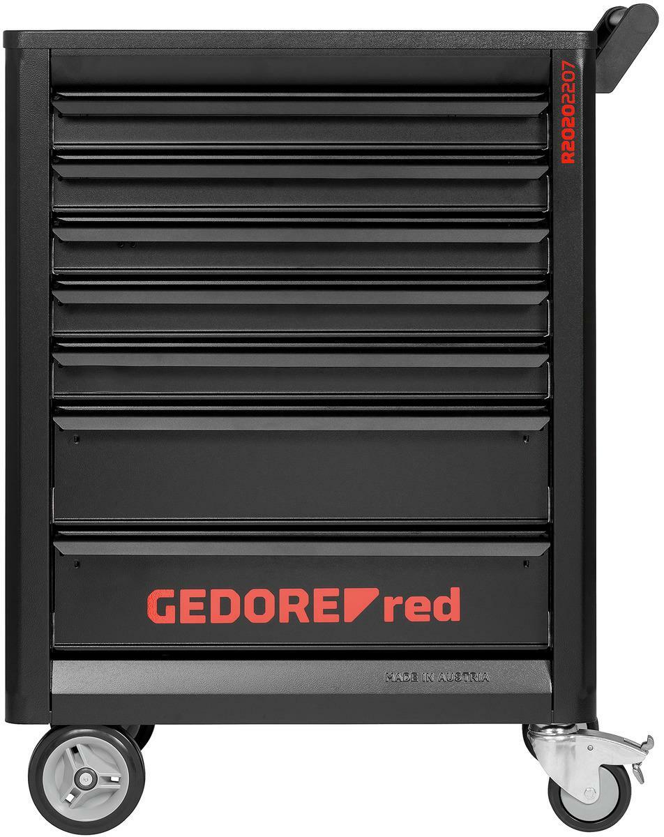 GEDORE RED R20202207 GEDMaster tool trolley with 7 drawers black ...