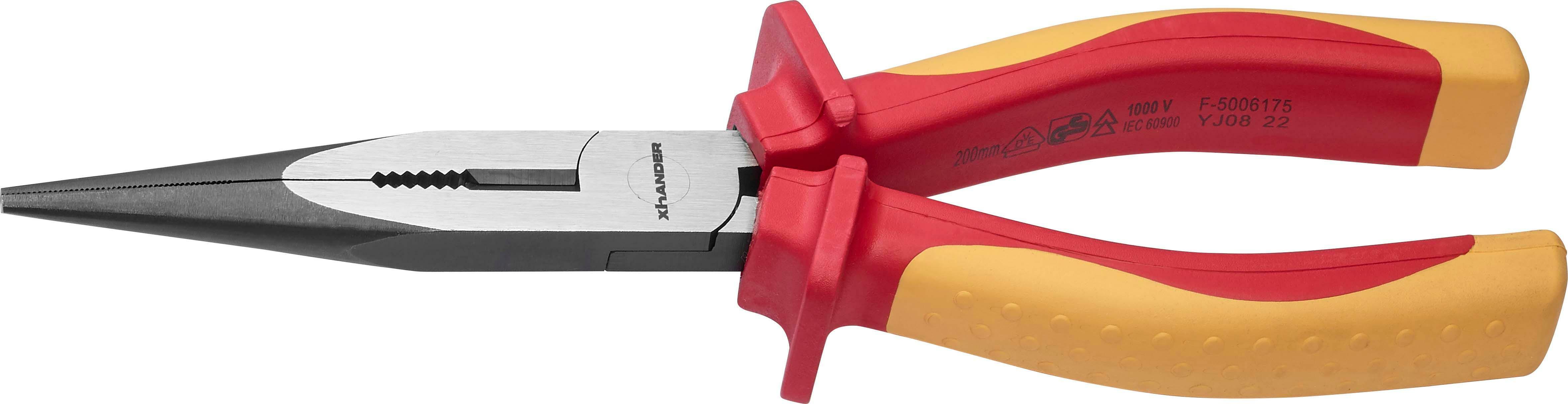 XHANDER 69147135 VDE flatbed pliers 1000V 200 mm straight | Klium