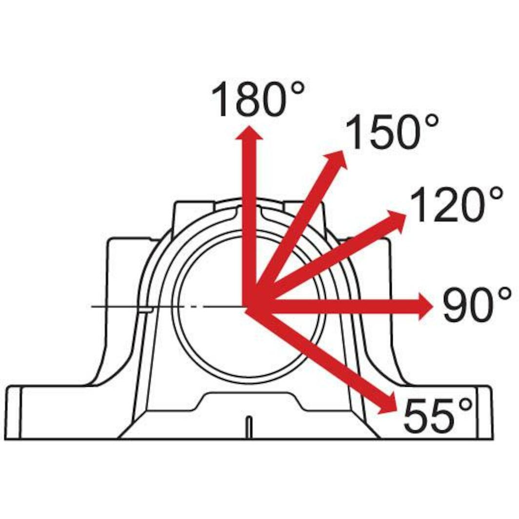 SKF SNL 522-619 standing bearing housing cast iron two-piece 200 mm | Klium