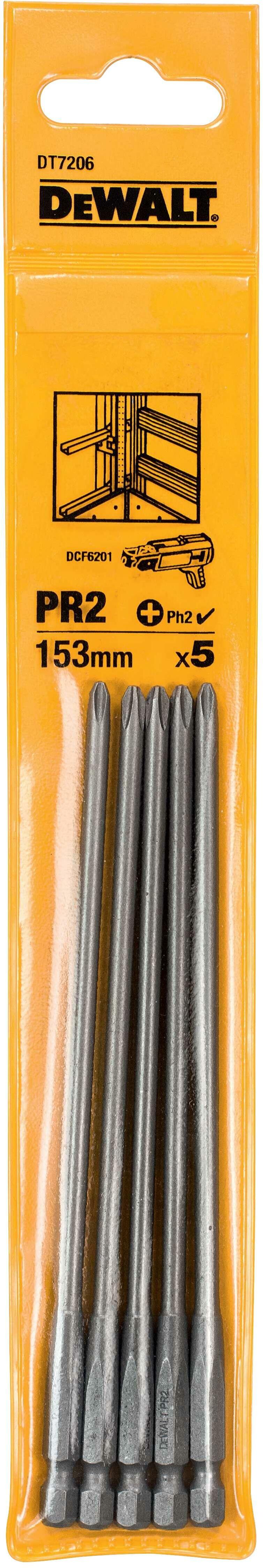 DEWALT DT7206-QZ PR2 Screw bit for DCF6202 (5 pcs) | Klium