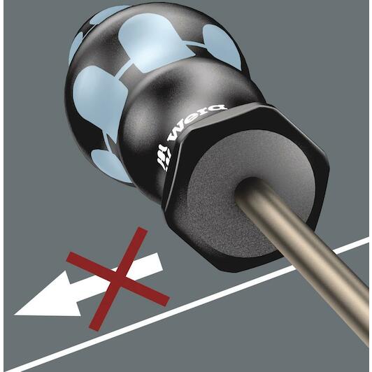 WERA 3350 PH Phillips screwdriver stainless steel PH 2 x 100 mm 05032022001 Klium