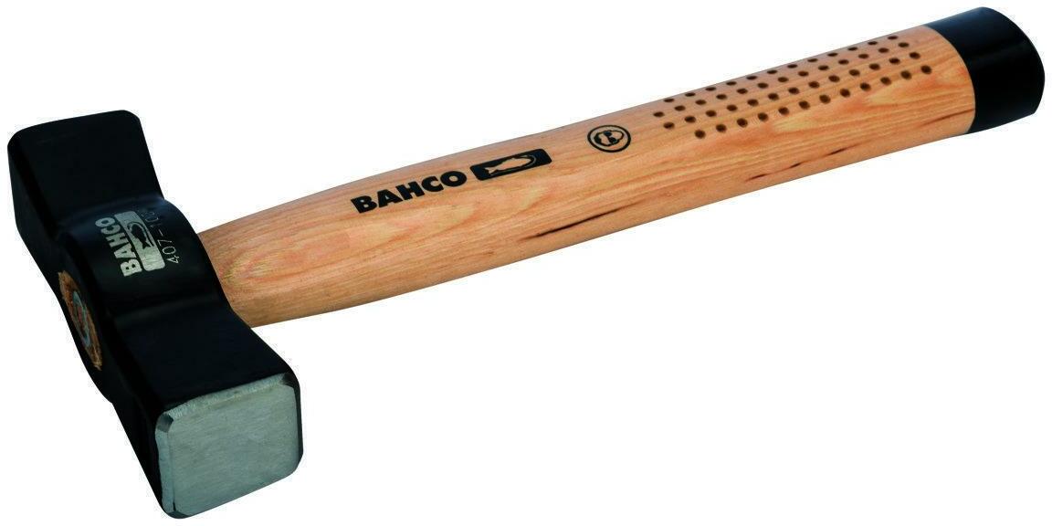 BAHCO 407-1000 mallet, Spanish model with hickory wood handle, 38 mm ...