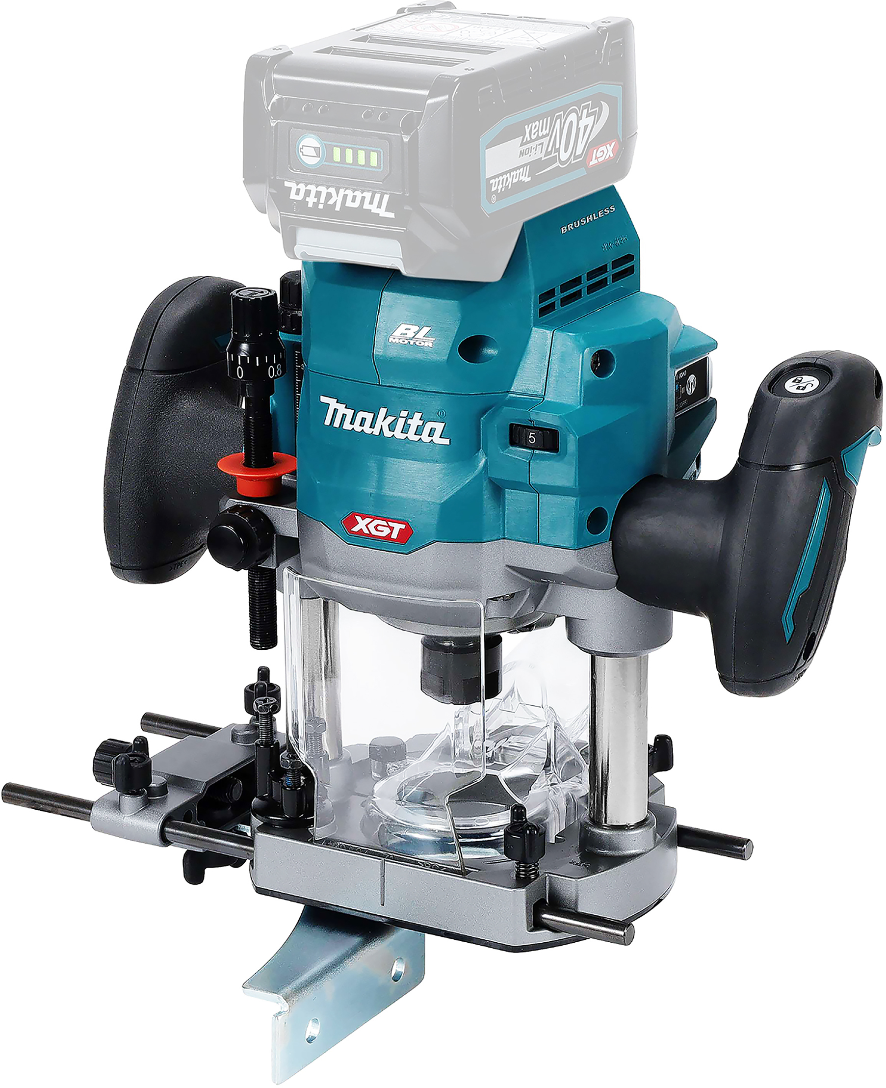 MAKITA RP001GZ02 40Vmax cordless router/side cutter 12mm in MAKPAC IV ...