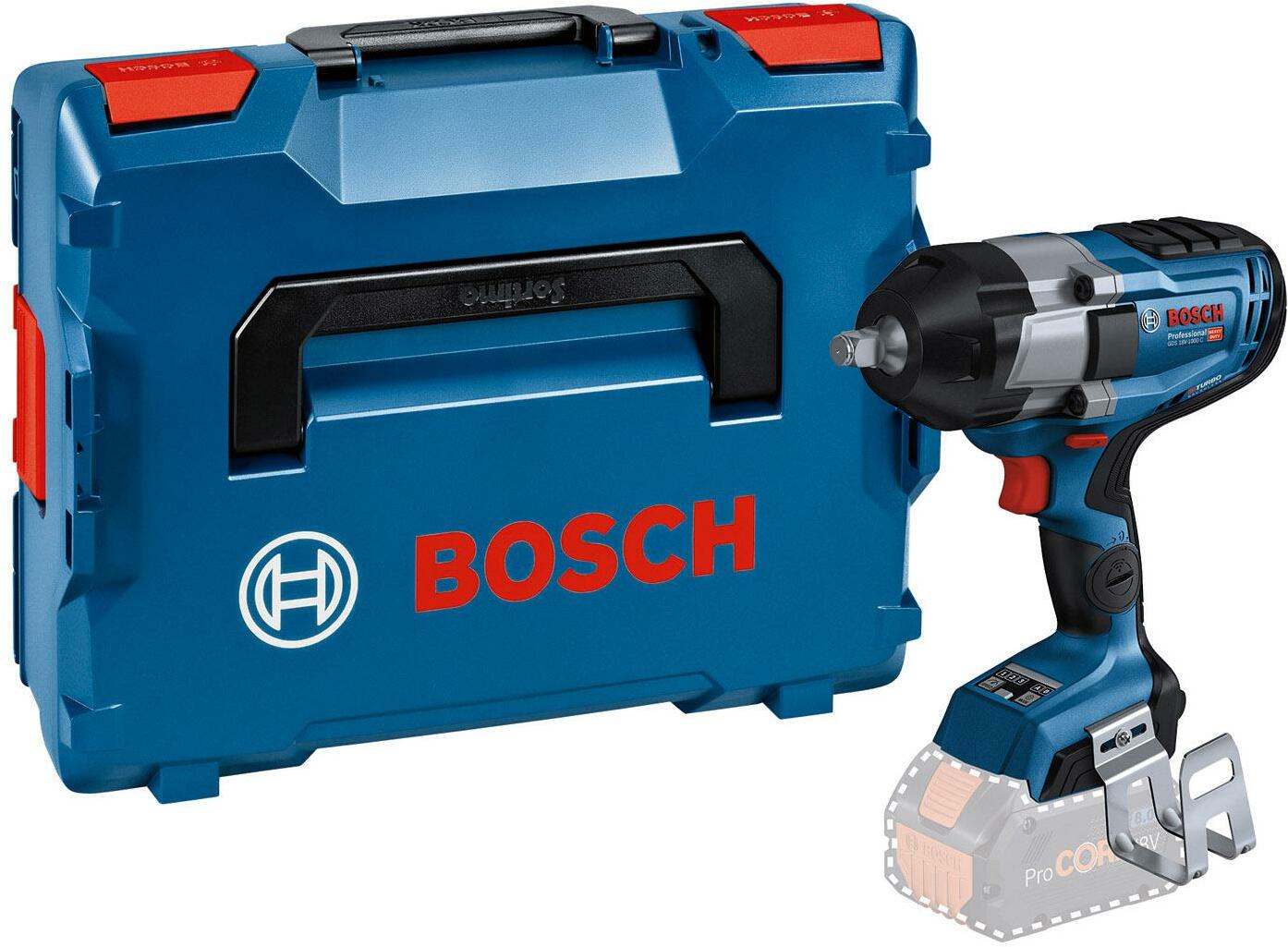 BOSCH GDS 18V-1000 C cordless lever nutrunner 1/2" in L-Boxx 136 ...