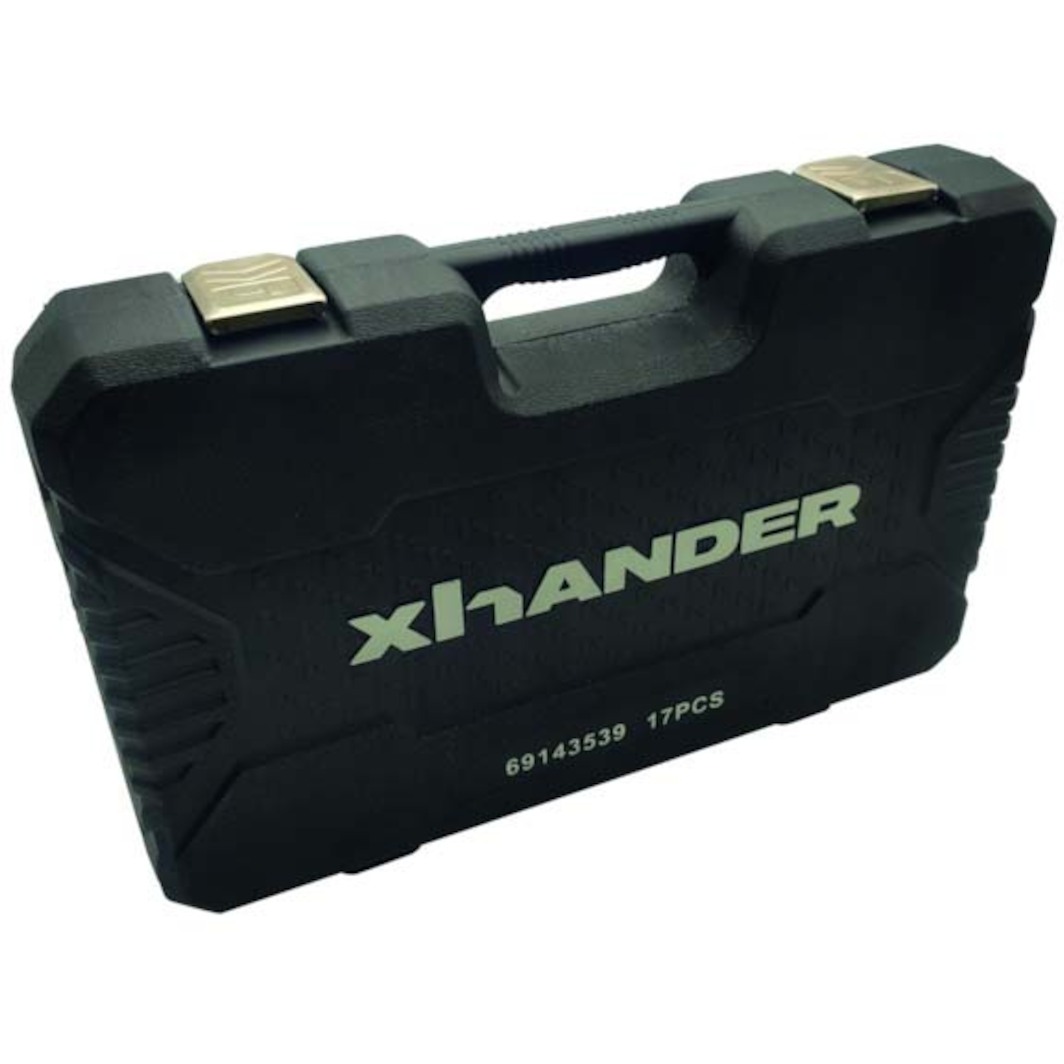 XHANDER 69143539 ratchet and socket set 3/4" in case, hexagonal, 21-55 ...