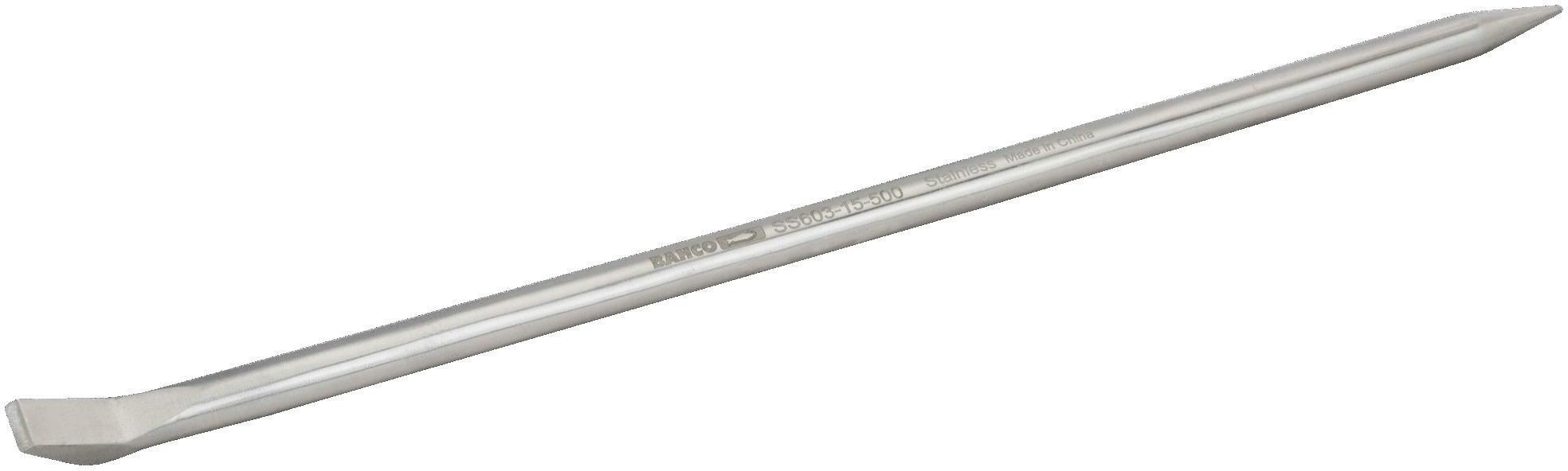BAHCO SS603-15-500 pry bar stainless steel with tapered pry point, 16 ...