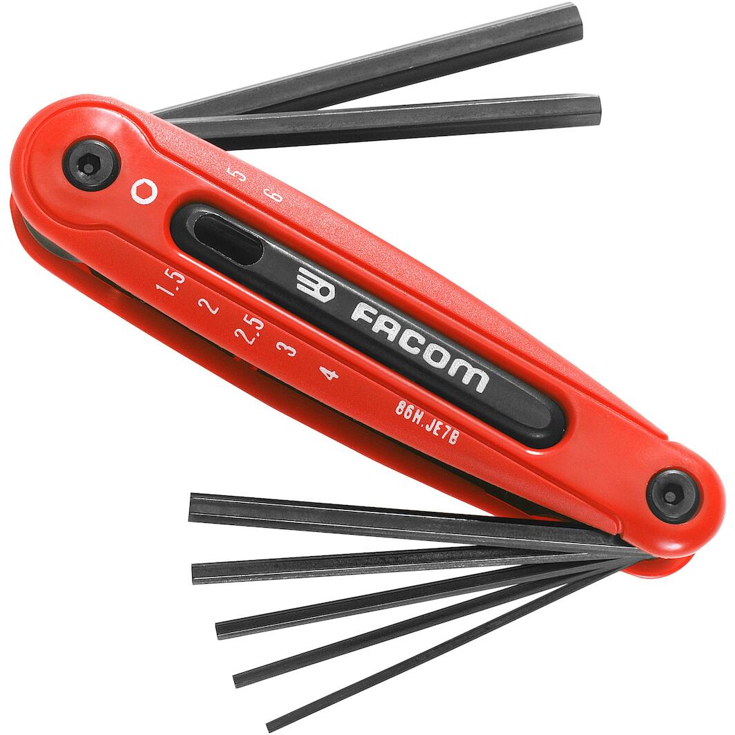 FACOM 86H.JE7BPB hexagon Allen wrench set collapsible 1.5-6mm 7-piece ...