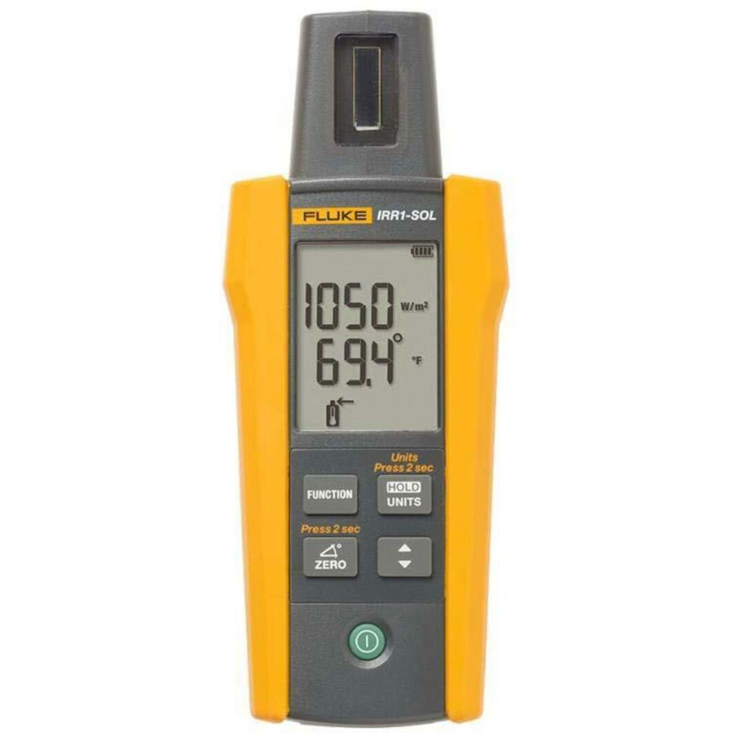 FLUKE IRR1-SOL solar radiation meter in carrying case (4x AA batteries ...