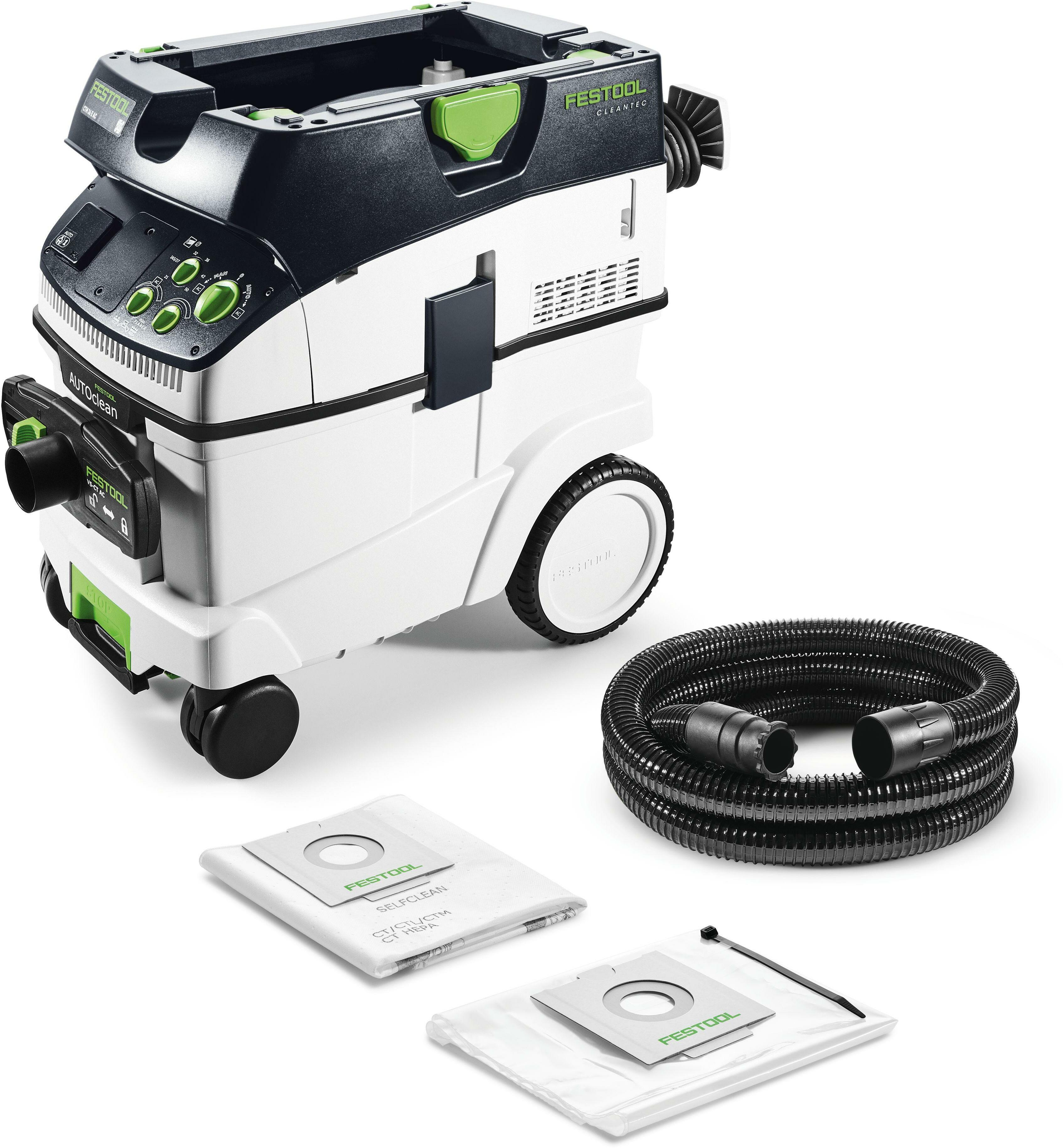 FESTOOL CTM 36 E AC-LHS mobile dust extractor cleantec 1200W M-class ...