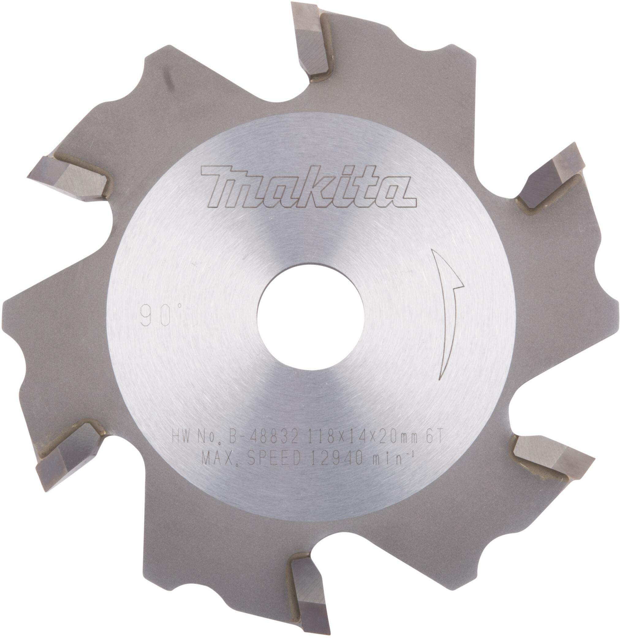 MAKITA B-48832 V-groove cutter 90° 118x20x6t for alu plate cutter ...