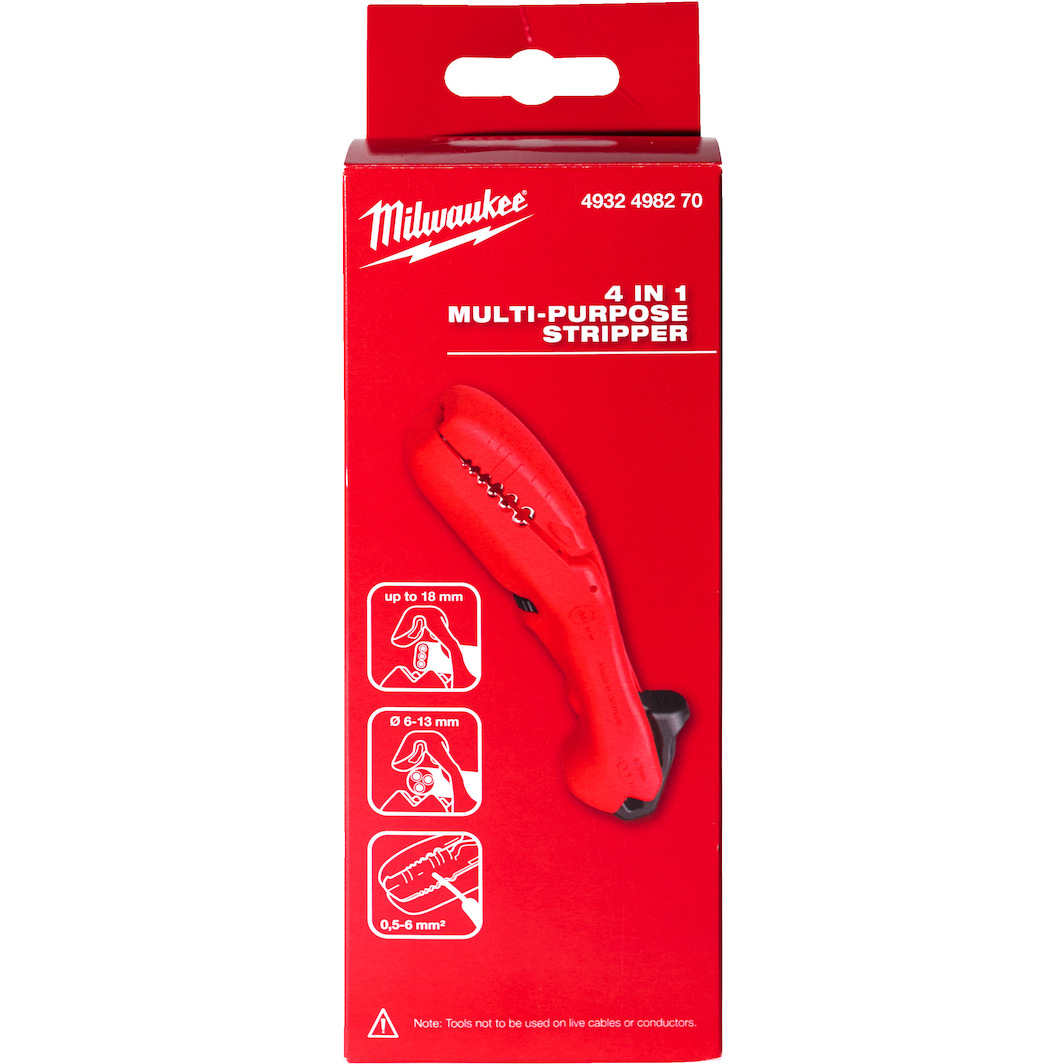 MILWAUKEE 4932498270 4 in 1 multifunctional wire and cable stripper | Klium