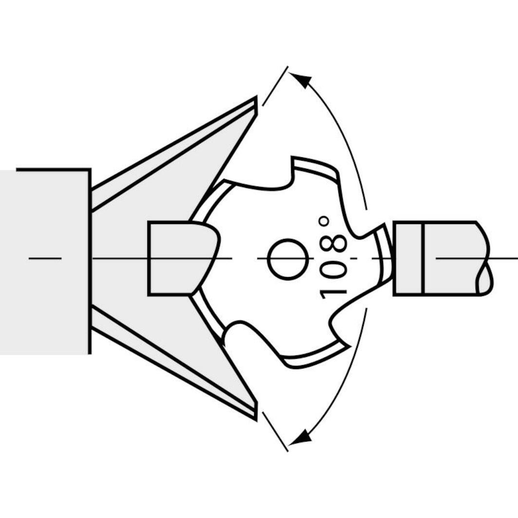 MITUTOYO 114-123 external caliper 45-65mm, V-anvil | Klium