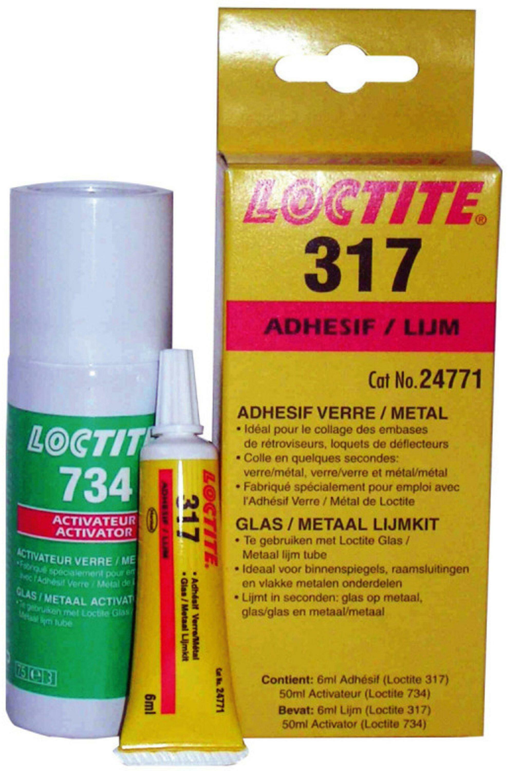 LOCTITE 317/734 adhesive sealant for glass/metal (6 ml tube ...