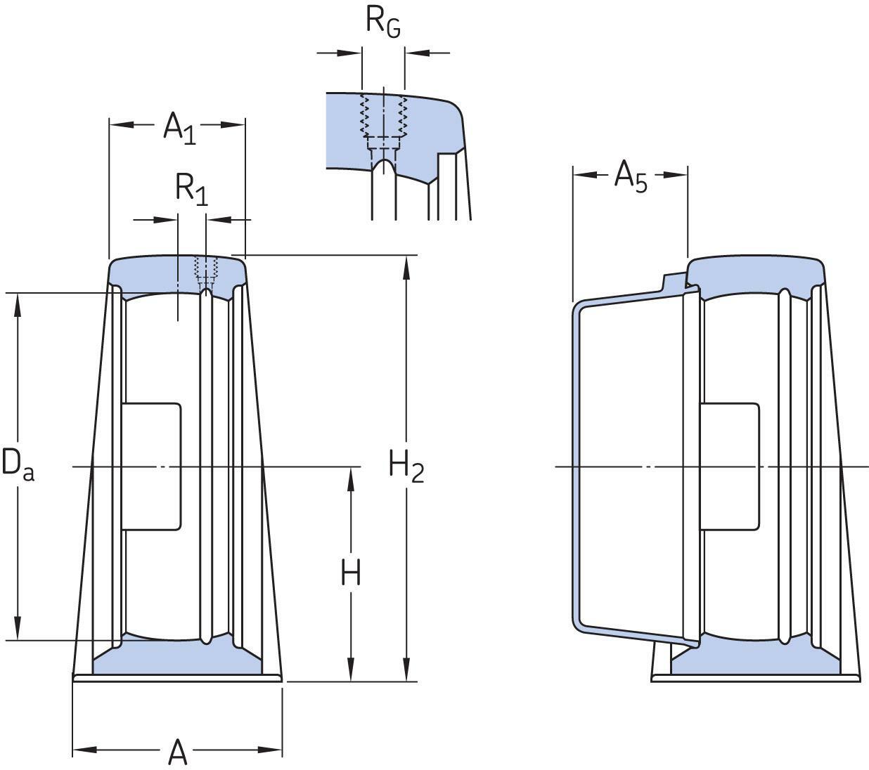 SKF SYJ 511 standing bearing housing cast iron 100 mm | Klium